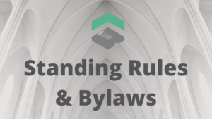 Standing Rules and Bylaws – First Baptist Church Augusta