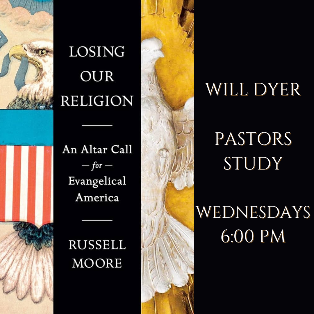 Wednesday Night Pastors Book Study – First Baptist Church Augusta