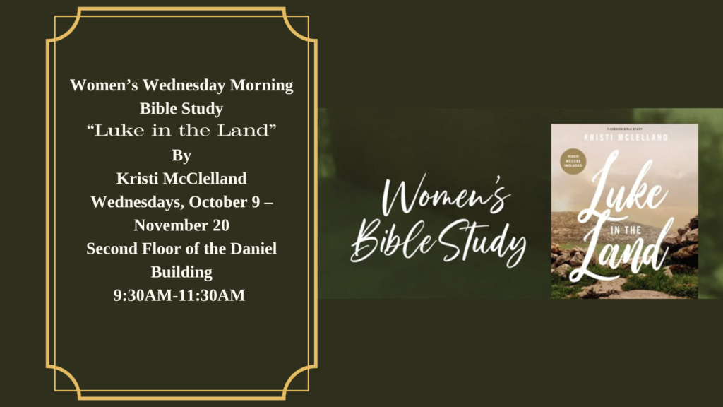 Women’s Wednesday Morning Bible Study – First Baptist Church Augusta